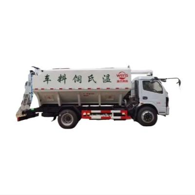 China Small 4X2 Dongfeng 14-16 Cbm Bulk Extruded Feed Truck Bulk Feed Truck for sale
