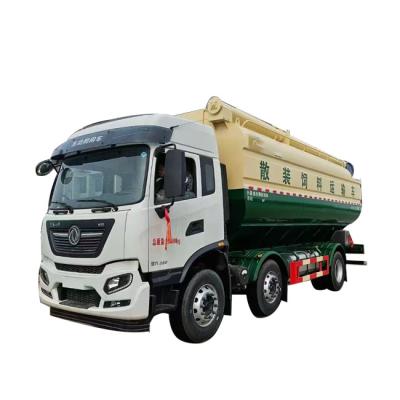 China Dongfeng 8x4 32.6cbm Bulk Extruded Feed Truck Bulk Feed Truck for sale