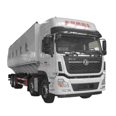 China Dongfeng 8x4 32.6cbm Bulk Extruded Feed Truck Bulk Feed Truck for sale