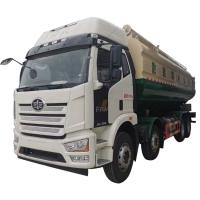 China High Quality FAW 6X2 15 Tons Bulk Extruded Feed Truck 32cbm Bulk Feed Truck for sale