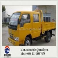 China Euro 3 DFAC 4x2 Driven Dumper Truck Double Cab Mini Tipper Truck for sale