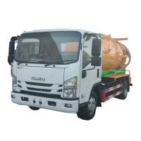 China Factory Customized ISUZU 5CBM Small Mini Vacuum Suction Septic Sewage Fecal Suction Truck for sale