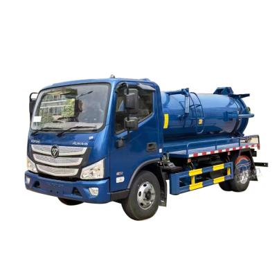 China Original Factory High Quality  AUMARK  4000 Liters  Sewage Suction Truck  With Best Price   Vacuum Sewer  Sludge Truck for sale