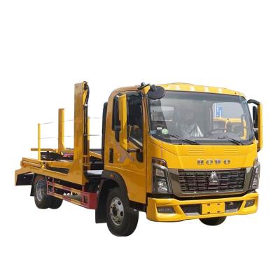 China CNHTC   2 Position Plate Vehicle Transporter    Poletransporter    Car Transporter for sale