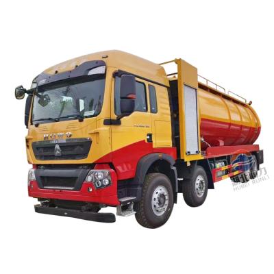 China SINOTRUCK HOWO 8*4 33000 Liters  Cleaning   Sewage Suction Truck    Vacuum tank  Truck   Sludge Truck for sale