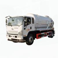 China FAW 5000 Liters  Sewage Suction Truck  With Best Price     High-pressure Cleaning Truck   Vacuum Sewer for sale