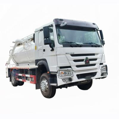 China Export Type HOWO   15000 Liters  Sewage Suction Truck        Vacuum Tanker for sale