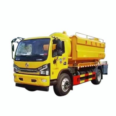 China Duolica  6000 Liters Cleaning Suction Truck   High Pressure Washer  Truck Vacuum Tanker for sale