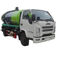 China Factory Supply JMC 3.7CBM  Small Mini Light Vacuum Suction Truck Septic Tank Truck Sewage Fecal Suction Truck for sale