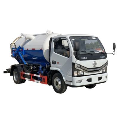 China Factory Cheaper Price 5CBM DFAC DongFeng Vacuum Suction Septic Sewage Fecal Suction Truck for sale