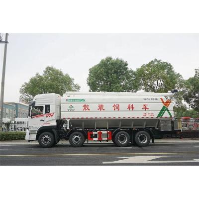 China Dongfeng LHD RHD Livestock Feed Truck Animal 8X4 Bulk Feed Truck for sale