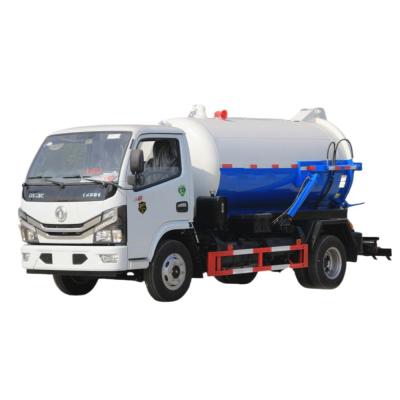 China Factory Customized DFAC Dongfeng Small Mini Light Vacuum Suction Septic Sewage Fecal Suction Truck for sale