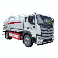 China FOTON   12000 Liters     High Pressure Washer  Truck    Vacuum Truck  Sewage Suction  Truck for sale