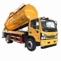China DUOLIKA  11000 Liters   Vacuum Truck  Sewage Suction  High-pressure Sewer Flushing Vehicle for sale