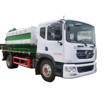 China Customized DONGFENG D9  8000 Litets  10000 Liters Vacuum Truck Sewage Suction  With High Pressure Cleaning Water Tanker for sale