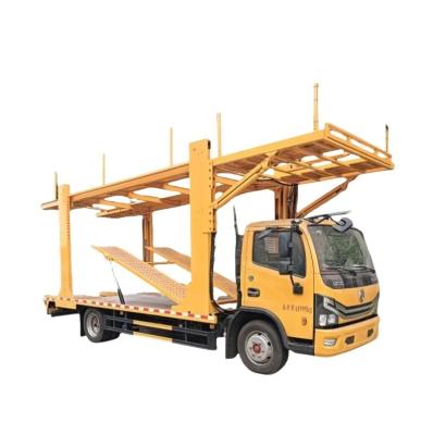 China Dongfeng Double-deck Transport Vehicle Specially for Transfering  4 Passenger Cars for sale