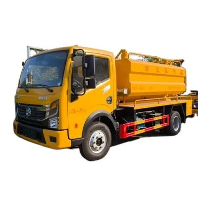China 4*2 Cheapest Price Mini  5000 Liters 7000 Litets  Vacuum Truck Sewage Suction With Small  Flowrate Pump for sale