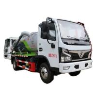 China Cheapest Mini 4*2  4000 Liters Vacuum Truck Sewage Suction With Pump for sale