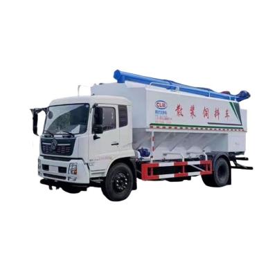 China DongFeng Cummins 210 Horsepower Fast Small 8-speed Gearbox Manganese Steel Delixi Electric Bulk Feed Truck for sale
