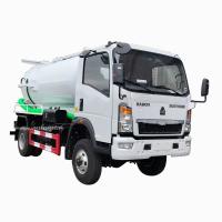 China SINI   Homan   6000 Liters    	4wd Truck    High-pressure Cleaning Truck      Suction Sewage Truck  Vacuum tank for sale