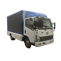 China FAW 5.9m 2.5L Engine Electricity-saving Big LED Screen Roller Light Box, bar Screen, Event Stage Announcing Advertising Truck for sale