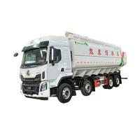 China Factory Price LIUQI 35 Ton Bulk Feed Transport Vehicle Feed Truck for Raising Animals,livestock,Poultry for sale