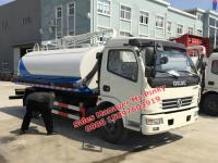 China 6000Liters Fecal Suction Tanker Truck Vacuum Suction Truck Euro 3 Certificate for sale