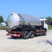 China 15000L 6x4 Heavy Duty Sewage Suction Truck 85km/H Max Speed Dongfeng for sale