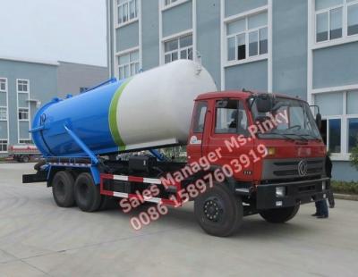 China 16000Liters to 18000Liters Vacuum Truck Dongfeng Heavy Duty Sewage Suctiong Tanker Trucks by Manufactuer Sales for sale
