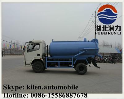 China DFAC 4x2 Small Cesspool Truck Septic Cleaning Truck Left Hand Drive for sale
