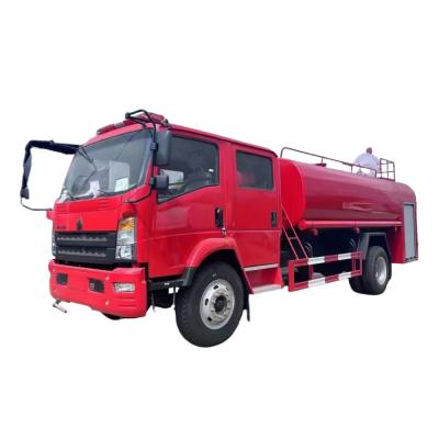China HOWO  8Ton 10 Ton  Fire Rescue Fighting  Water Fire Truck for sale