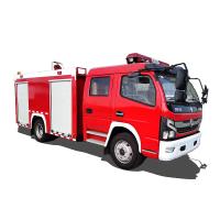 China Factory 5000 Litres Small  Fire Rescue Fighting  Water Fire Tank Truck for sale