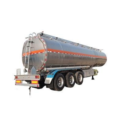 China Factory 3 Axle 48CBM Oil Petrol Gasoline Diesel Transport Heavy Duty Tanker  Dual Drive Semi Truck Trailer Semi Trailer Tank for sale