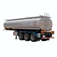 China Silvery 336000  Liters Three Axle  Liquid Semitrailer  Semi - Dragging Trucks for sale