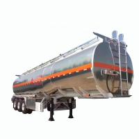 China 46000 Liters    Aluminum Alloy Oil tank Semi Trailer     Flammable Liquid tank Transport Semi-trailer for sale