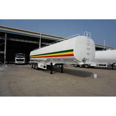China Heavy Duty 36000 Litres Fuel Tanker Semi Trailer Tri Axle Oil Tanker Semi Trailer for sale
