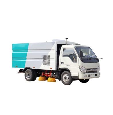 China Foton 7.36t 85 Horsepower Engine Road Sweeping Truck for Sweeping Stone Cinder Cement Block, Small Brick, Soil Block, Mud for sale