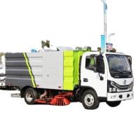 China Mini Version 4X2  5CBM 8 CBM Diesel Vacuum Cleaner Sweeper With Suction Cup for sale