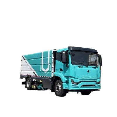China 8T10T12T Vacuum Road Sweeper With Water tank Suitable for Urban Street and Airport Runway Cleaning Trucks for sale