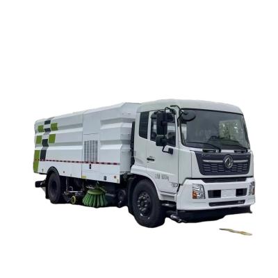 China 2024 Dongfeng Small Dolika Road Sweeper With Auxiliary Machine New Efficient Cement Road Sweeper for sale