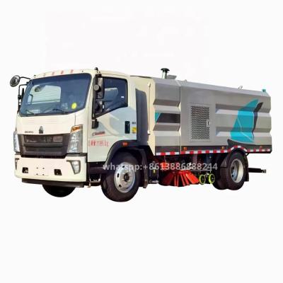 China Howo  10000 Liters Road Washer  Road Sweeping Truck    Cleaning Truck for sale