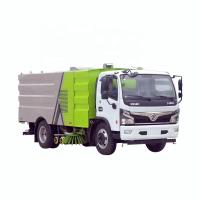 China Freka Single Row Street Cleaning Truck 9000 Liters Truck Mounted Road Sweeper for sale
