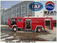 China Dongfeng EQ1090 Fire Fighting Truck With Water Tank Euro 2 4X2 Drive Wheel for sale