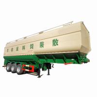 China Original Factory  65000 Litres Bulk Feed Semi Truck   Farm Animal Feed Transporter   Animal Feed Transport Semi-trailer for sale