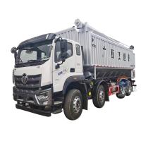 China FOTON 8*4 Bulk Feed Truck   Feeding Stuff   Farm Animal Feed Transporter for sale