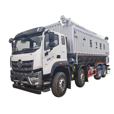 China FOTON 8*4 Bulk Feed Truck   Feeding Stuff   Farm Animal Feed Transporter for sale