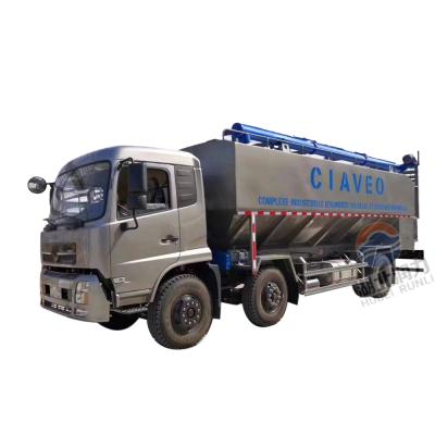 China Export  KINGRUN 16000- 22000  Liters Bulk Feed Truck  Feeding Stuff  Bulk Cement Tankers for sale