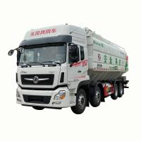 China DONGFENG 8*4  Double Row 46000 Liters Farm Animal Feed Transport Lorry 	bulk Feed Truck    Bulk Freighter for sale