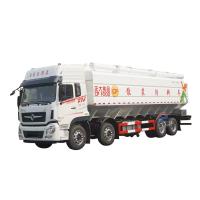 China Four Axle D7V Double Row 46000 Liters Bulk Feed Truck   Bulk-fodder Transport Truck for sale