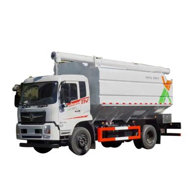 China Dongfeng Kingun D3V Cab 22cbm Bulk Feed Truck   Bulk Freighter for sale